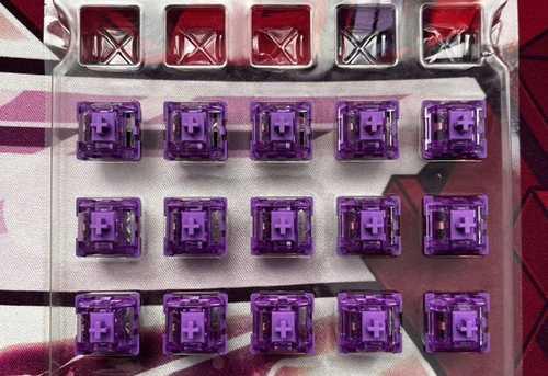 Свитчи для клавиатуры akko lavender purple