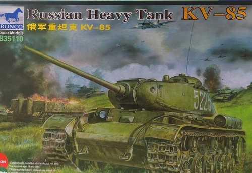 Модель Русский тяжёлый танк кв-85 Bronco