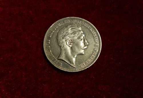 3марки 1910года.монета антикварная