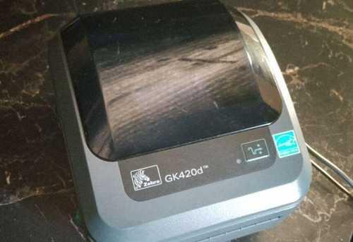 Принтер для этикеток zebra GK420