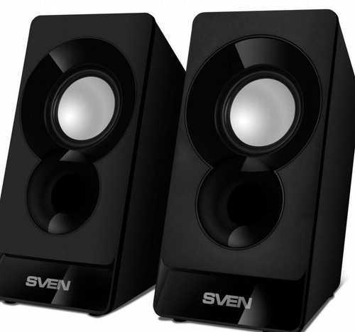 2.0 Колонки Sven 300 2*3W Black USB #395918