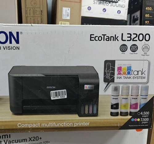 Мфу Epson EcoTank L3200, новый, рст