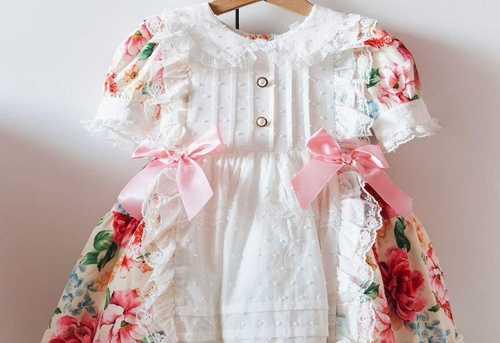 Нарядное платье для малышек 86 - 104
