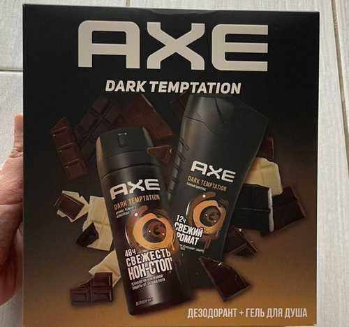 Axe набор dark temptation гель   дезодорант