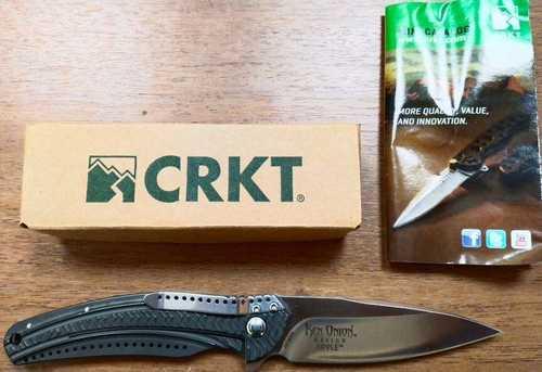 Нож crkt Ripple Gray Coating K406GXP Оригинал