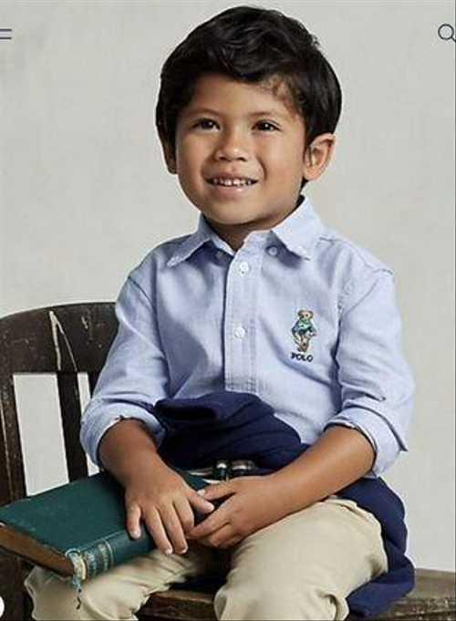 Рубашка детская для мальчиков Polo Ralph Lauren