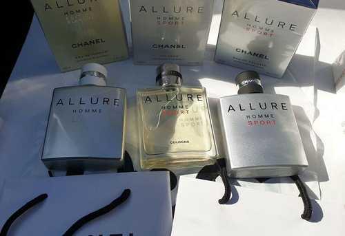 Chanel allure homme sport 100ml тестер оригинал