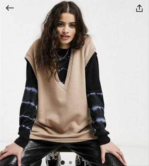 Oversized - жилетка Bershka