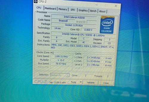 Ноутбук asus Intel Celeron N3050/2/500/Intel HD