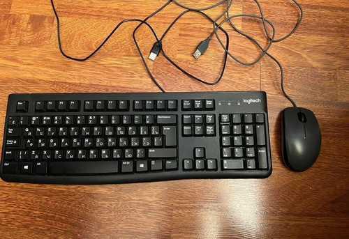 Клавиатура и мышь Logitech
