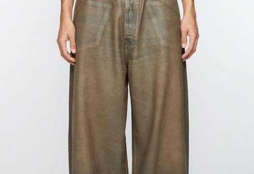 Acne Studios Super Baggy Fit Waxed Jeans джинсы