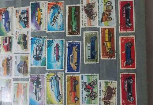 Антиквариат - коллекция марок (500 шт) СССР