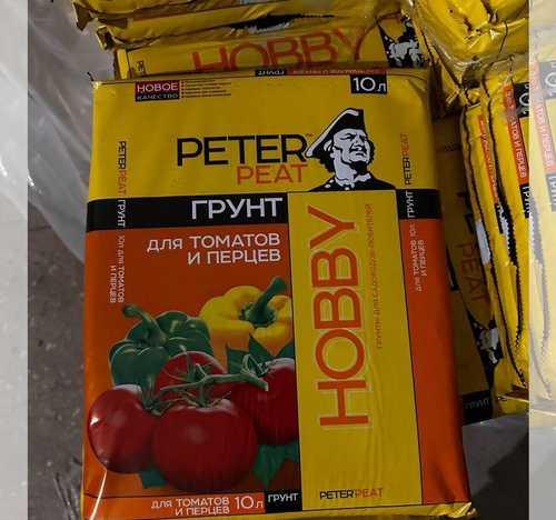 Грунт для томатов и перцев Хобби Peter Peat 10 л