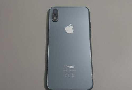 Корпус iPhone X в сборе, черный (се)