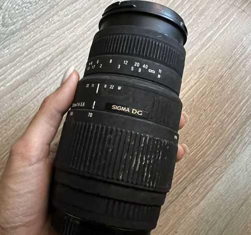 Объектив sigma 70 300 mm