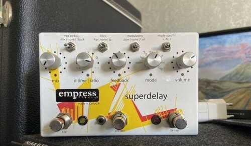 Empress Superdelay педаль эффектов дилэй