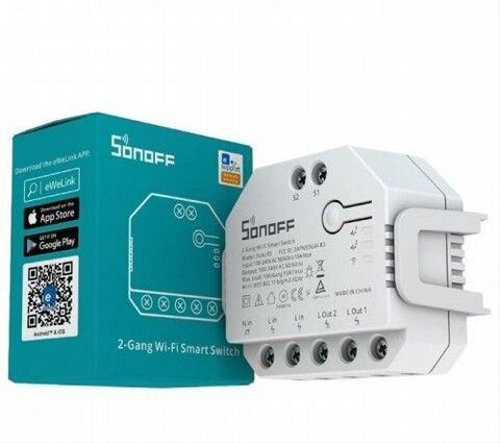 Умный Wi-Fi выключатель Sonoff dual R3 Lite