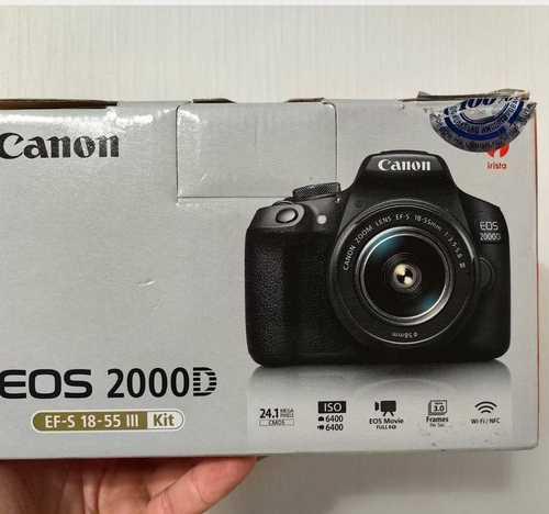 Canon EOS 2000D Kit Новый