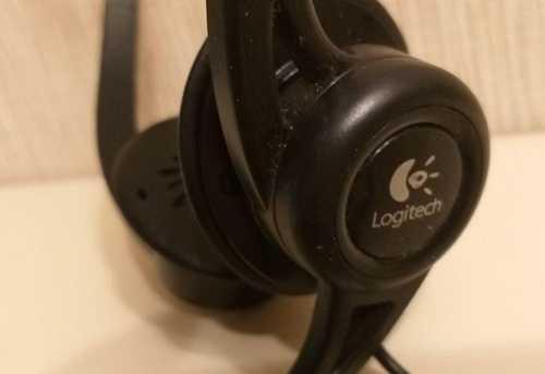 Наушники с микрофоном для пк logitech