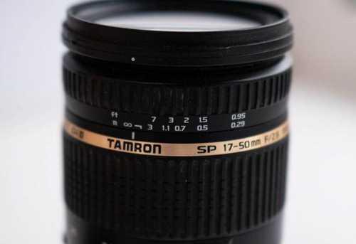 Tamron sp 17-50mm F/2.8 с переходником для Fuji