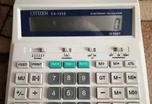 Калькулятор citizen CX-126II