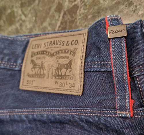 Levis 511 Red Loop джинсы, 30/34