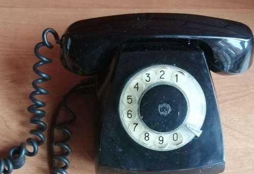 Старый телефон СССР дисковый