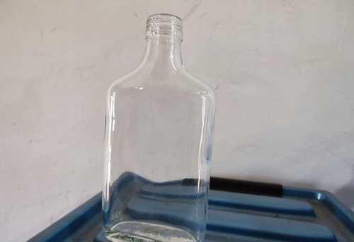 Бутылка стеклянная фляжка 250мл