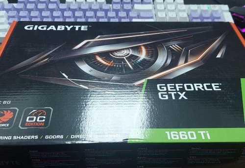 Коробка от видеокарты Gigabyte Geforce GTX 1660 Ti