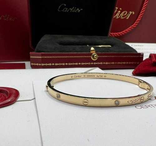 Браслет Cartier Love 18К желтое золото