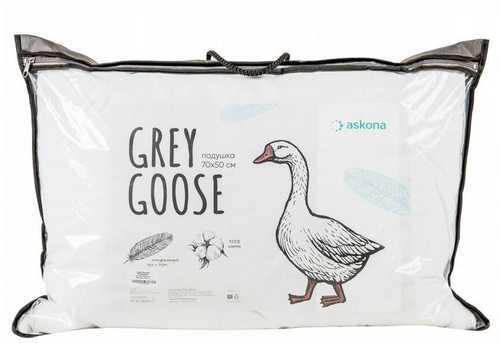 Подушка askona Grey Goose Грей гус 50x70 пух перо