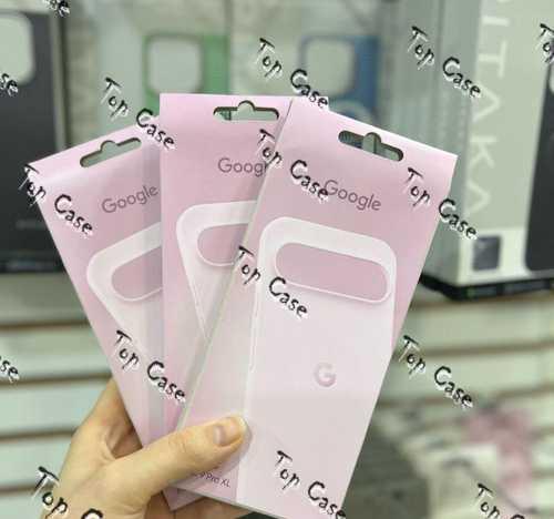 Чехол google pixel9 PRO XL silicone case - pink