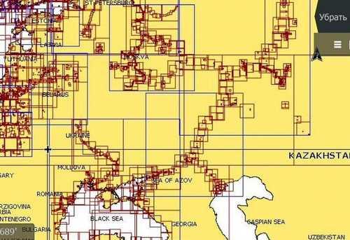 Карта глубин Navionics 52XG, 43XG