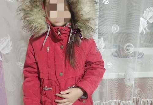Куртка зимняя на девочку 128р