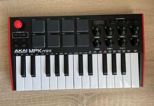 Midi клавиатура akai MPK mini