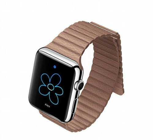 Ремешок Devia Elegant Leather Loop для Apple Watch