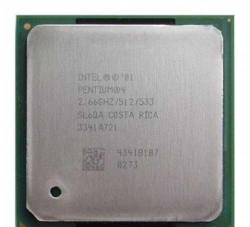 Процессор Intel Pentium 4 512/533 SL6QA 2.66 GHz