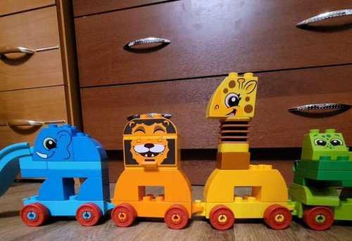 Конструктор Lego Duplo животные поезд