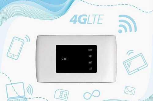 Карманный роутер ZTE MF920 3G/4G Wi-Fi +bezlmt