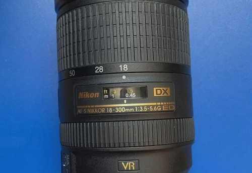 Nikon 18-300mm f/3.5-5.6G ED AF-S DX ED VR