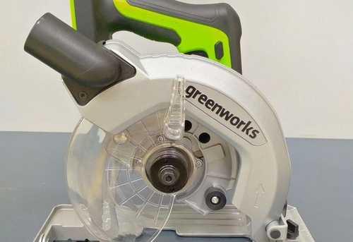 Пила дисковая аккум. greenworks GD24CS