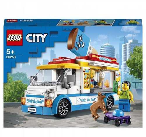 Lego City Лего 60253 Грузовик мороженщика, новый