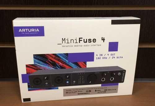 Arturia Minifuse 4 Black + подарок Bitwig 8-track