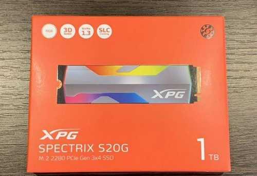 SSD M.2 1 TB новый Adata Spectrix S20G RGB