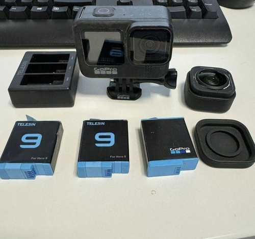 Камера GoPro Hero 9 и max lens mod