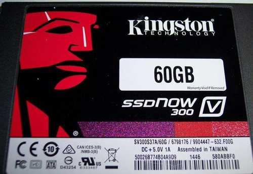 SSD Kingston 60 GB (MLC память)