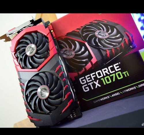 Видеокарта gtx 1070 ti 8gb