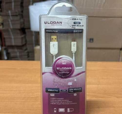 Кабель USB 2.0 Тип A - B micro Logan