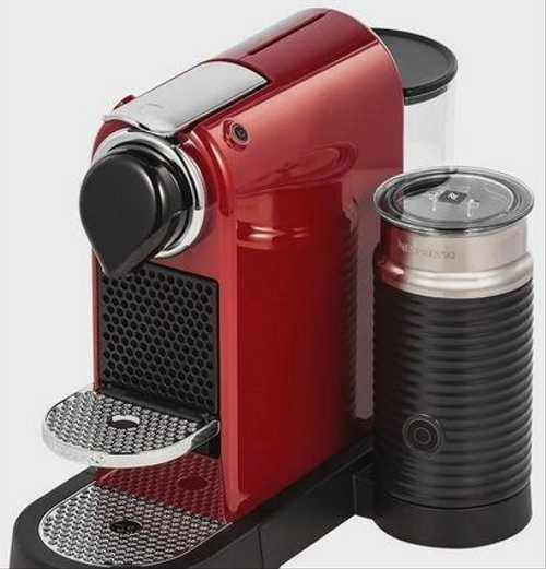 Кофемашина Nespresso CitizMilk C123 Cherry Red