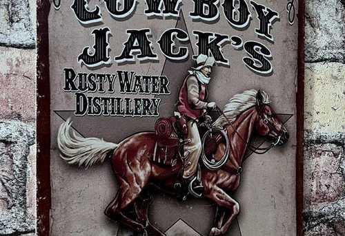 Декор на стену Cowboy Jack’s Whiskey